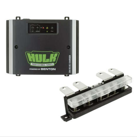 Hulk DC-Dc Battery charger kit 12/24V 25amp with terminal block incl ...