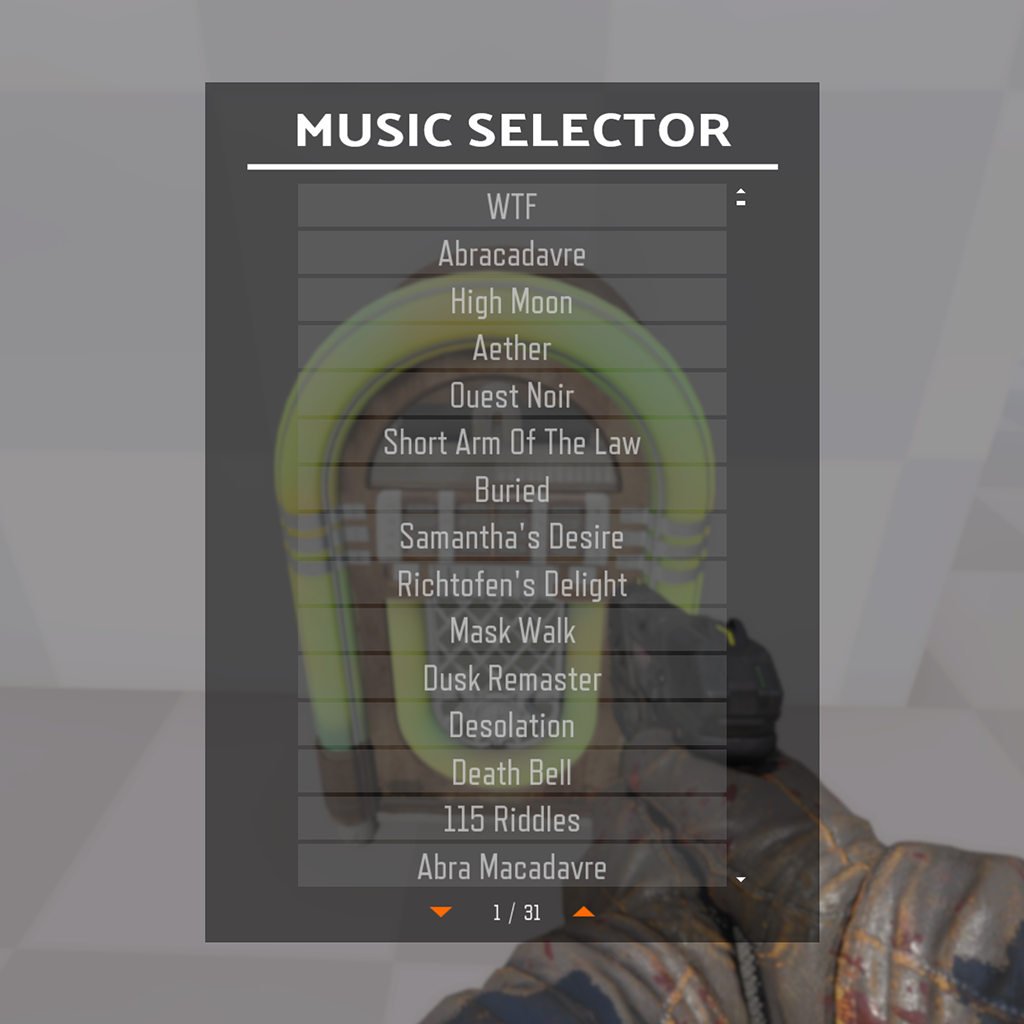 Jukebox Menu