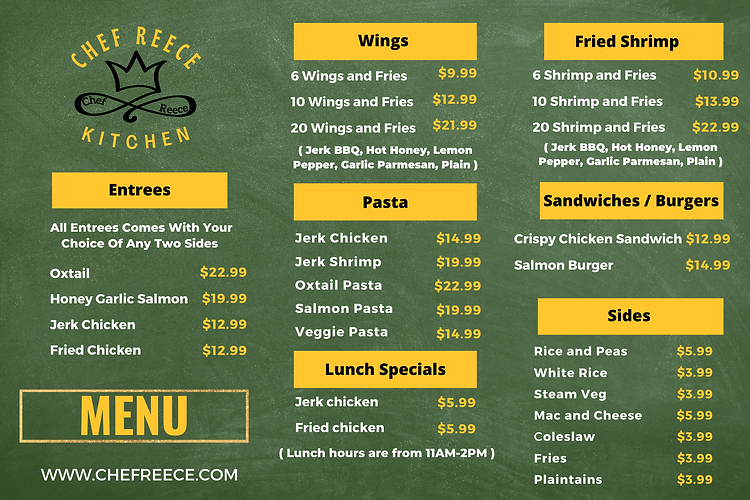 Chef Reece Kitchen | Travis Reece