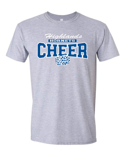 HMS Cheer short sleeve shirt | Just Peachy Prints