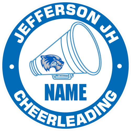 Jefferson Cheerleading Yard Sign | Just Peachy Prints