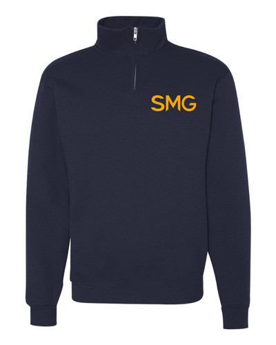 SMG Uniform Navy Jerzees 1/4 Zip | Just Peachy Prints