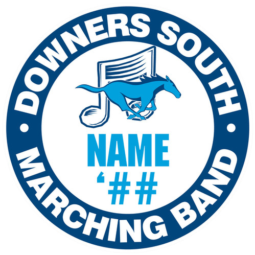 DGS Marching Band Yard Sign | Just Peachy Prints