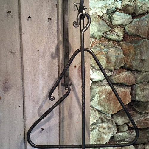 Triangle dinner gong side scroll | Rex Latham