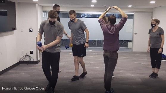 Human Tic Tac Toe Players Choose Order