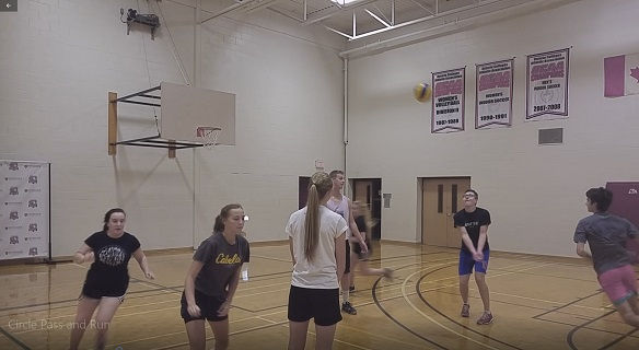 Circle Pass to Same Player and Run