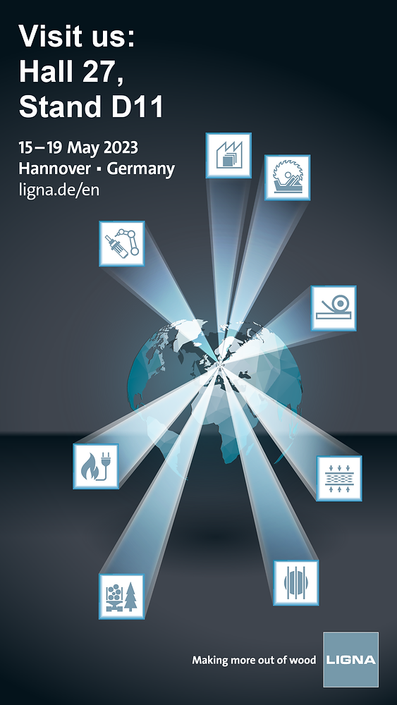 Meet as in Ligna, Hannover from May 15 to May 19, 2023