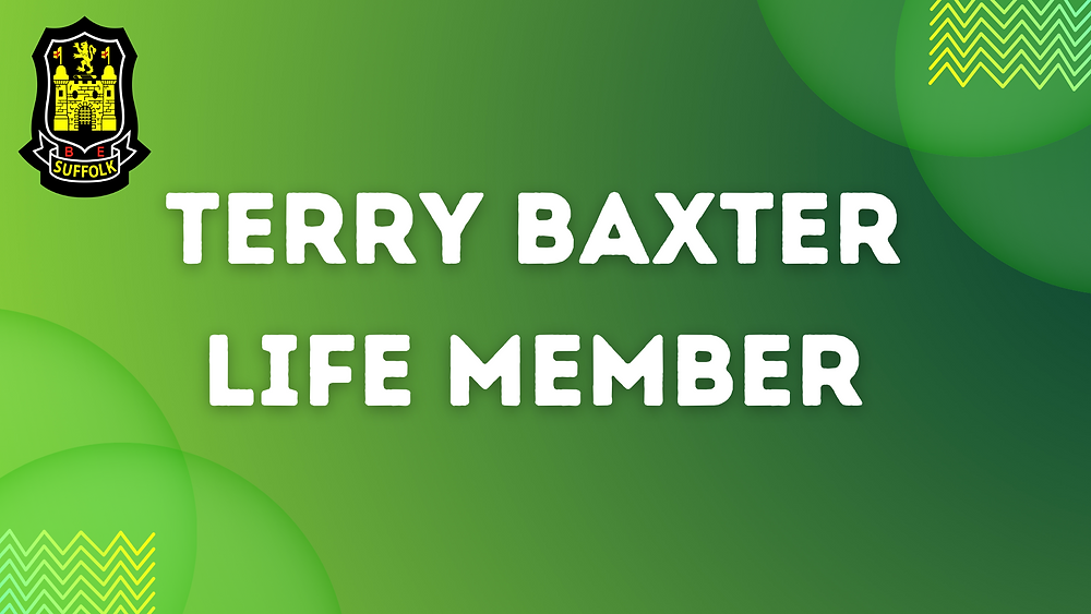 Terry Baxter - Awarded Life Membership