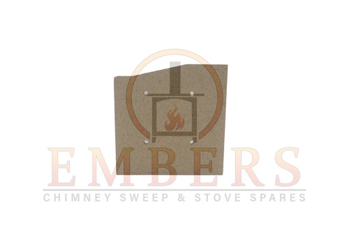 Clock Blithfield MK2 - Right Baffle Brick | Direct Stove Spares