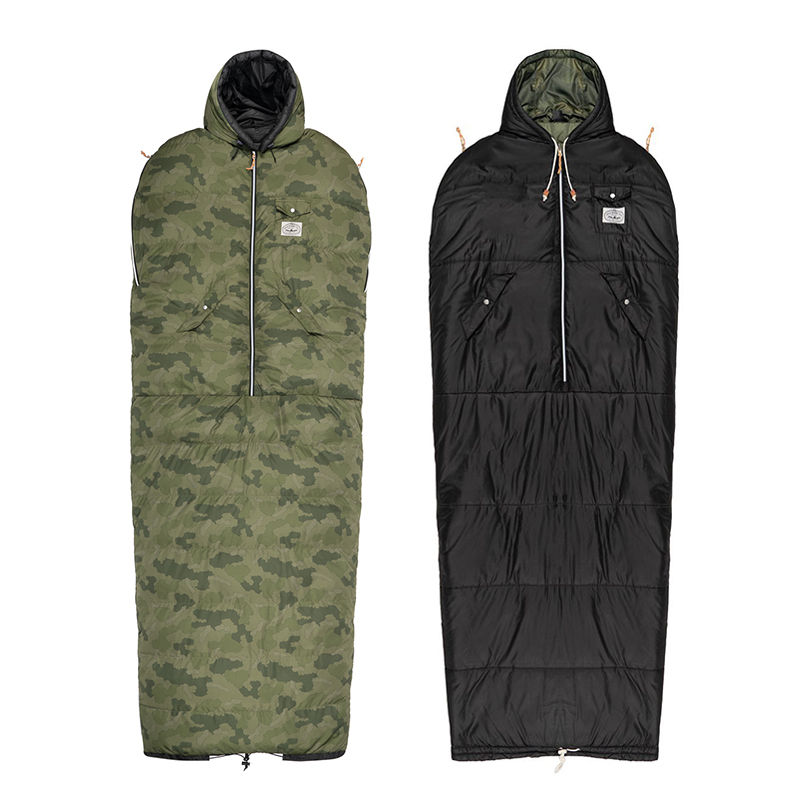 NAPSACK 可雙面穿人形睡袋 / 迷彩.黑 | Poler Taiwan