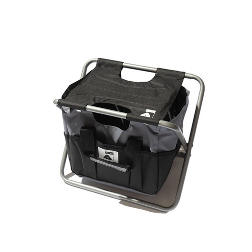 日本限定 MULTI-UTILITY CHAIR 多功能收納折疊椅 / 黑.灰色 | Poler Taiwan