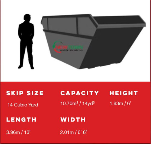 14 Yard Skip Hire For 7 Days From £465 | Newtown Skip Hire