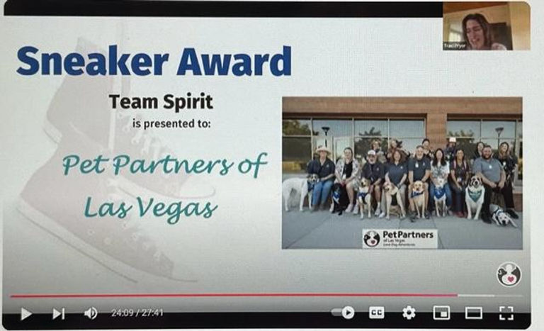 We won a Sneaker Award