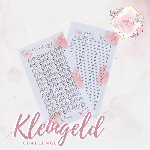 Angel's Designs Kleingeld Challenge - Budgeting tool A6 | Angel´s Design