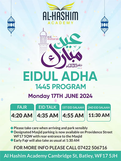 Al Hashim Academy Batley