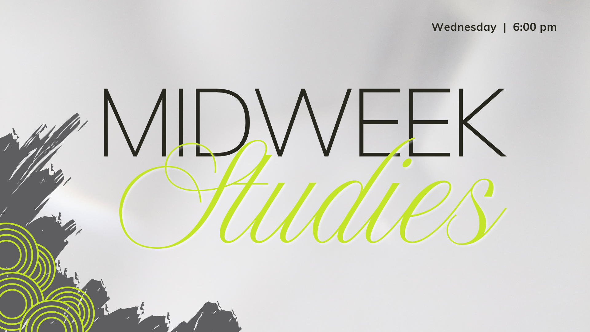 Midweek Studies | IBCPace Midweek Studies | IBCPace