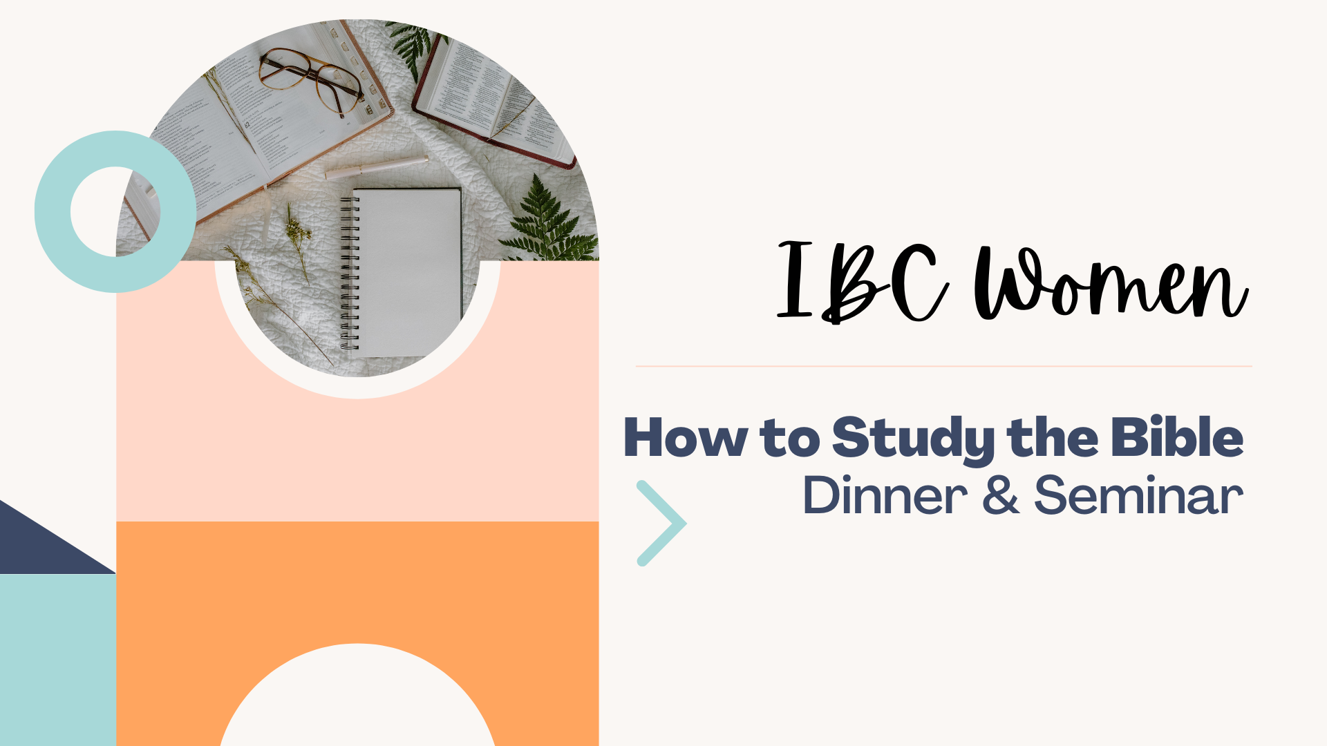 How to Study the Bible Seminar | IBCPace