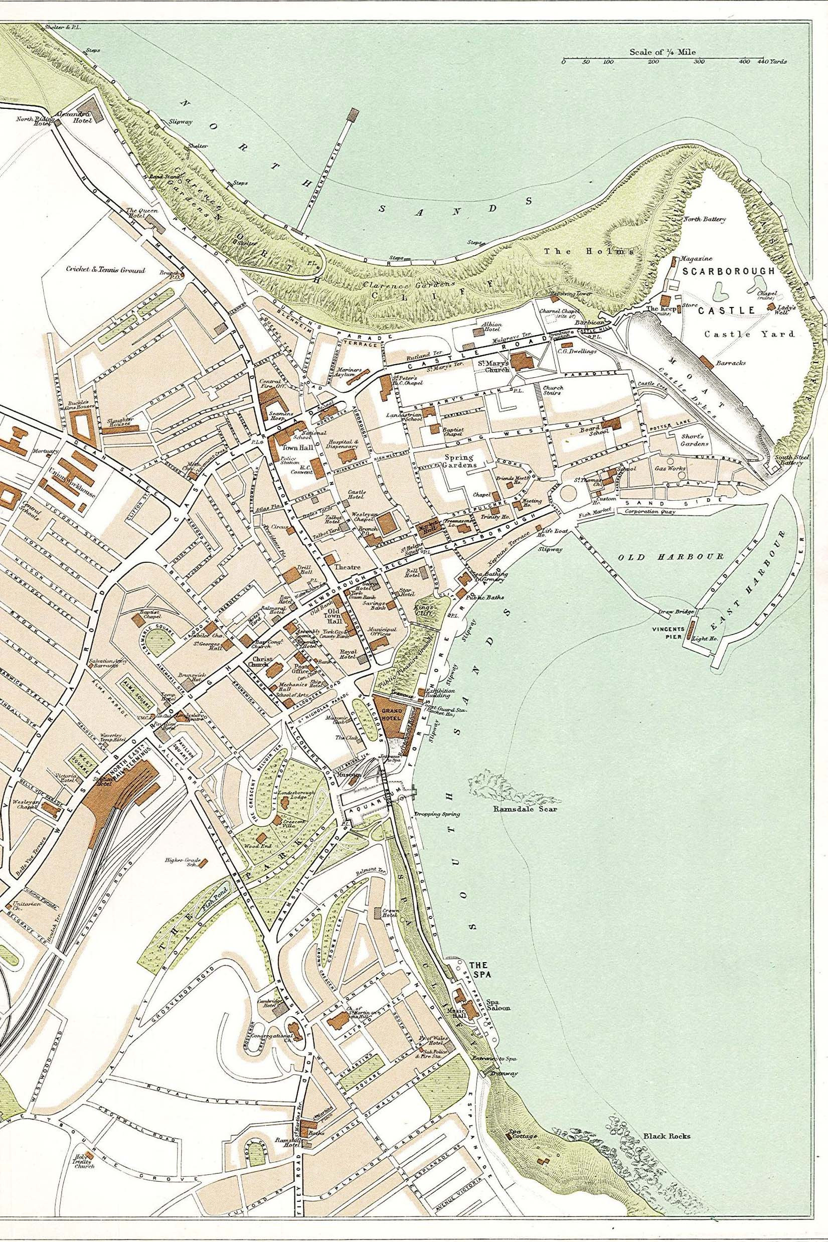 SCARBOROUGH MAP 1904