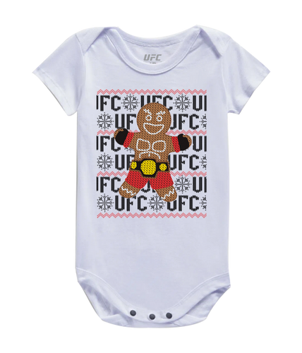 Body Infantil UFC Biscoito Branco | UFC Store Brasil