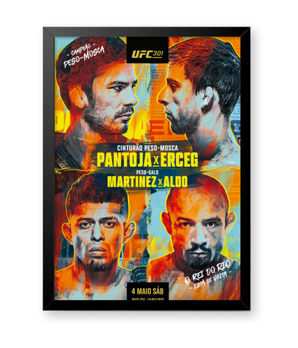 Poster UFC 301 Assinado | UFC Store Brasil