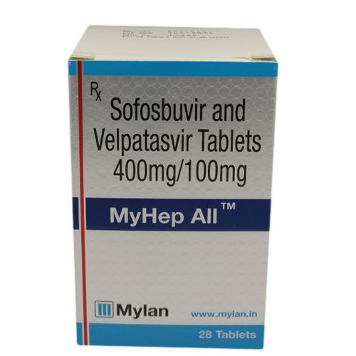 Myhep ALL- Sofosbuvir & velpatasvir 400mg/100mg- 28 tabs(4 weeks ...