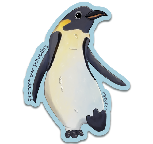 Emperor Penguin Sticker | Cappy Trails