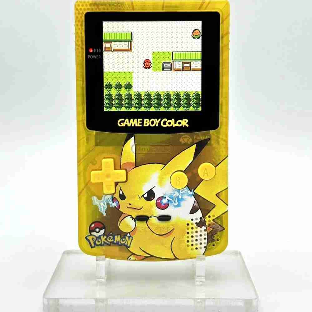 Game Boy Color IPS V2 Console - Pikachu Yellow Edition | Albattle Tcg