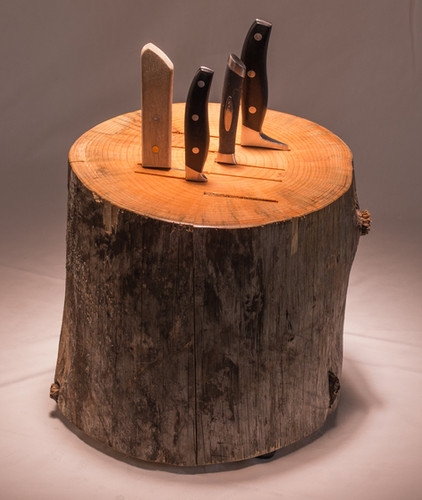 Log Knife Block | duncanmeerding