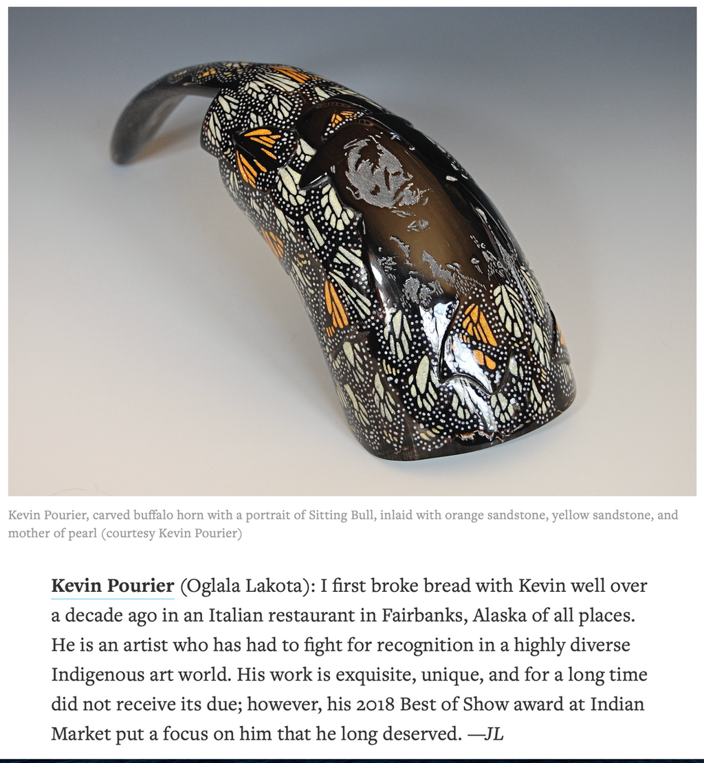 Kevin Pourier | Buffalo Horn Jewelry | Native American Jewelry Artist