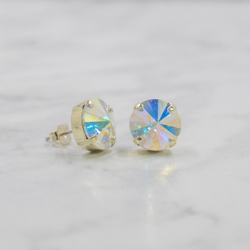 Rachel Gold Post Earrings | Kay Vogel Jewelry Designs