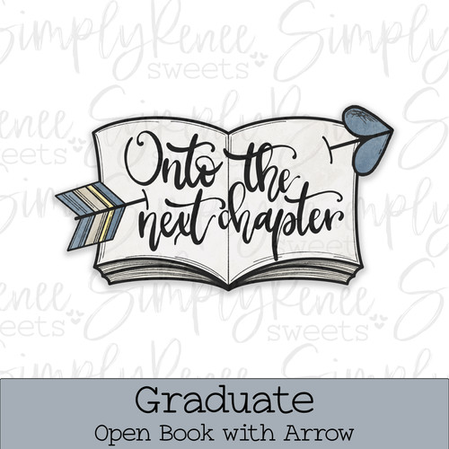 Open Book with Arrow STL Files | Simply Renee Sweets