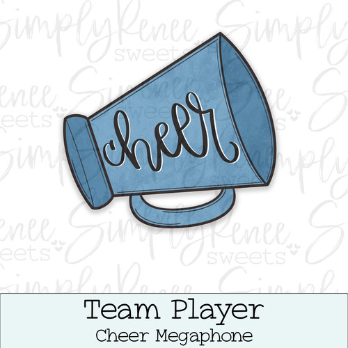 Cheer Megaphone STL File | Simply Renee Sweets