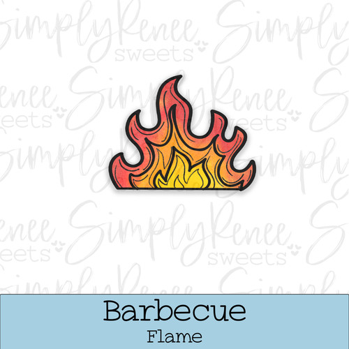 Flame STL File | Simply Renee Sweets