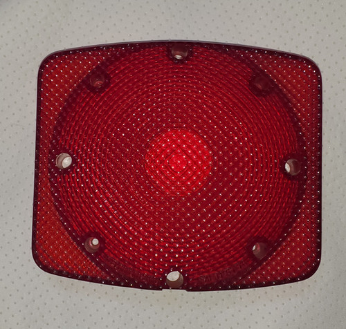 Weldon Model 2010 Optic Surface Mount Light Lens (8 hole) Red ...