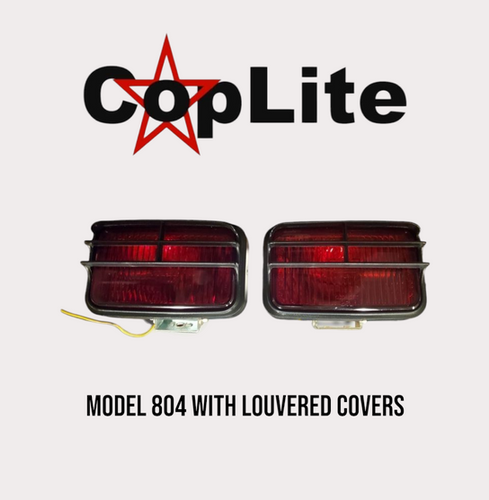 Coplite Model 806 Chrome Louvered Cover Warning Grille/Deck Light Set ...
