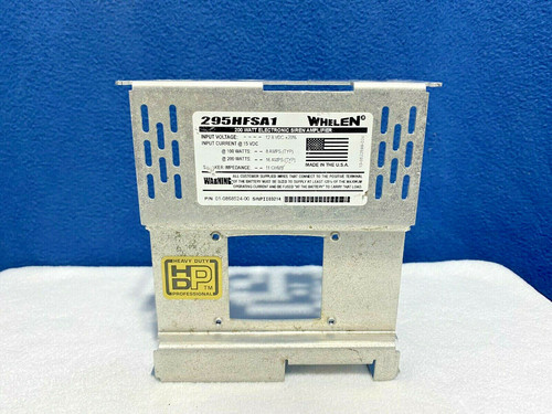 Whelen Model 295HFSA1 Siren - Metal Lower Case / Cover | Lightbar Salvage