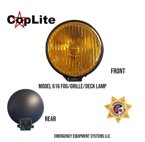 Coplite - Model 616 - Fog / Grille / Deck Lamp (Amber) | Lightbar Salvage