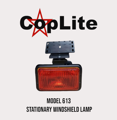 Coplite Model 613 Front Windshield Stationary Light (Red) | Lightbar ...