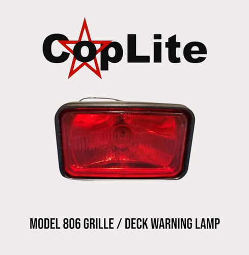 Coplite Model 806 Warning Lamp (Red) | Lightbar Salvage