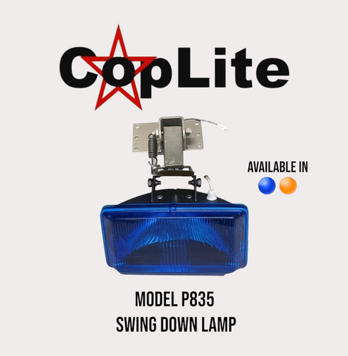 Coplite - Model P835 Swing Down Lamp (Blue) | Lightbar Salvage