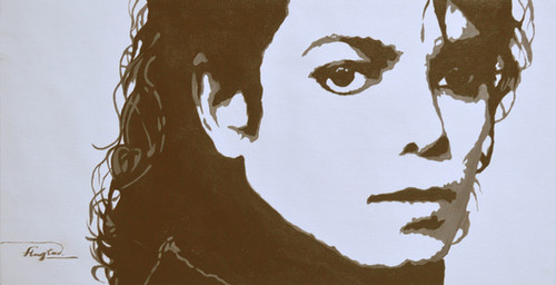 Portrait of Michael Jackson