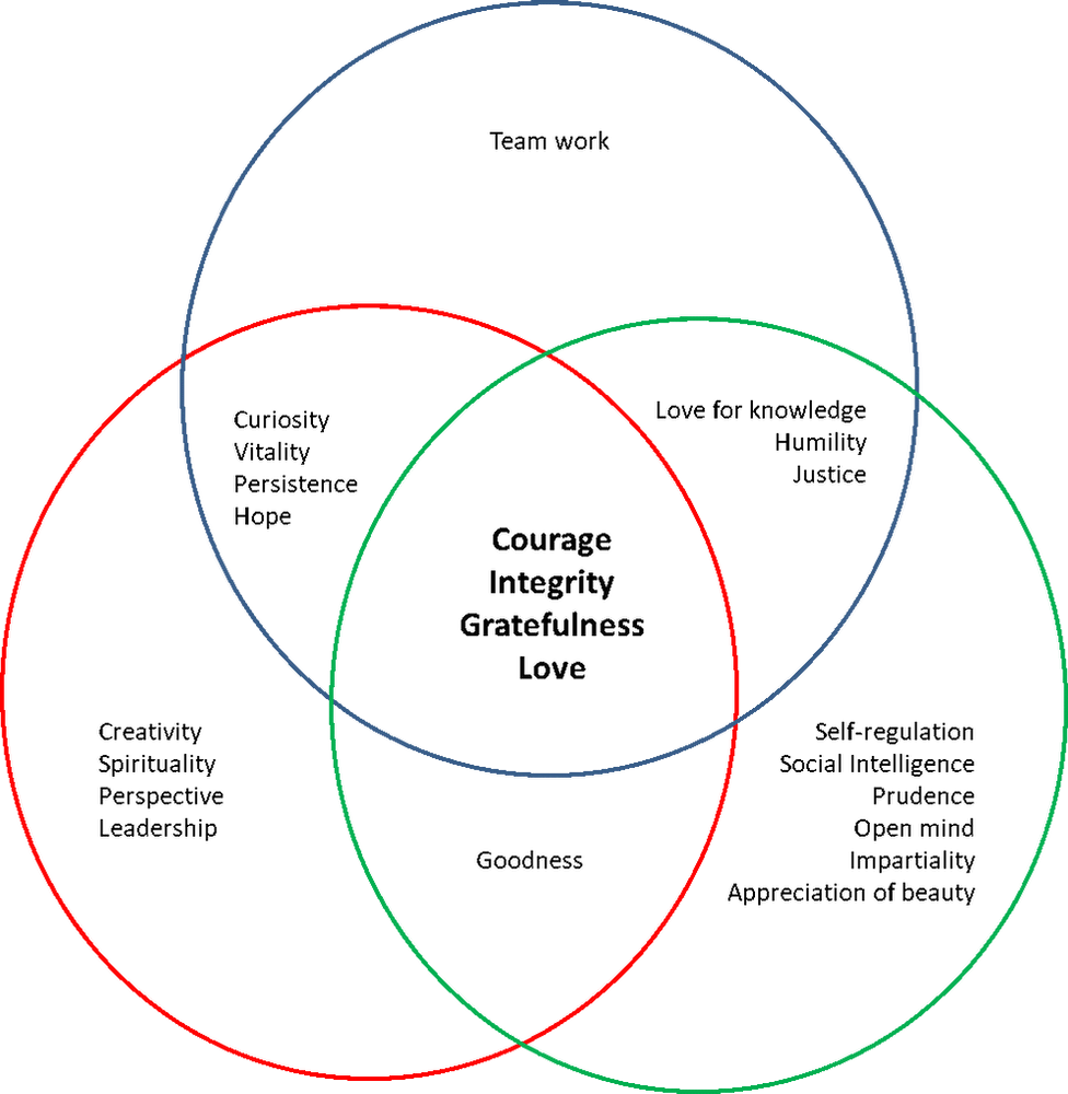 Our strengths: courage, integrity, and more!