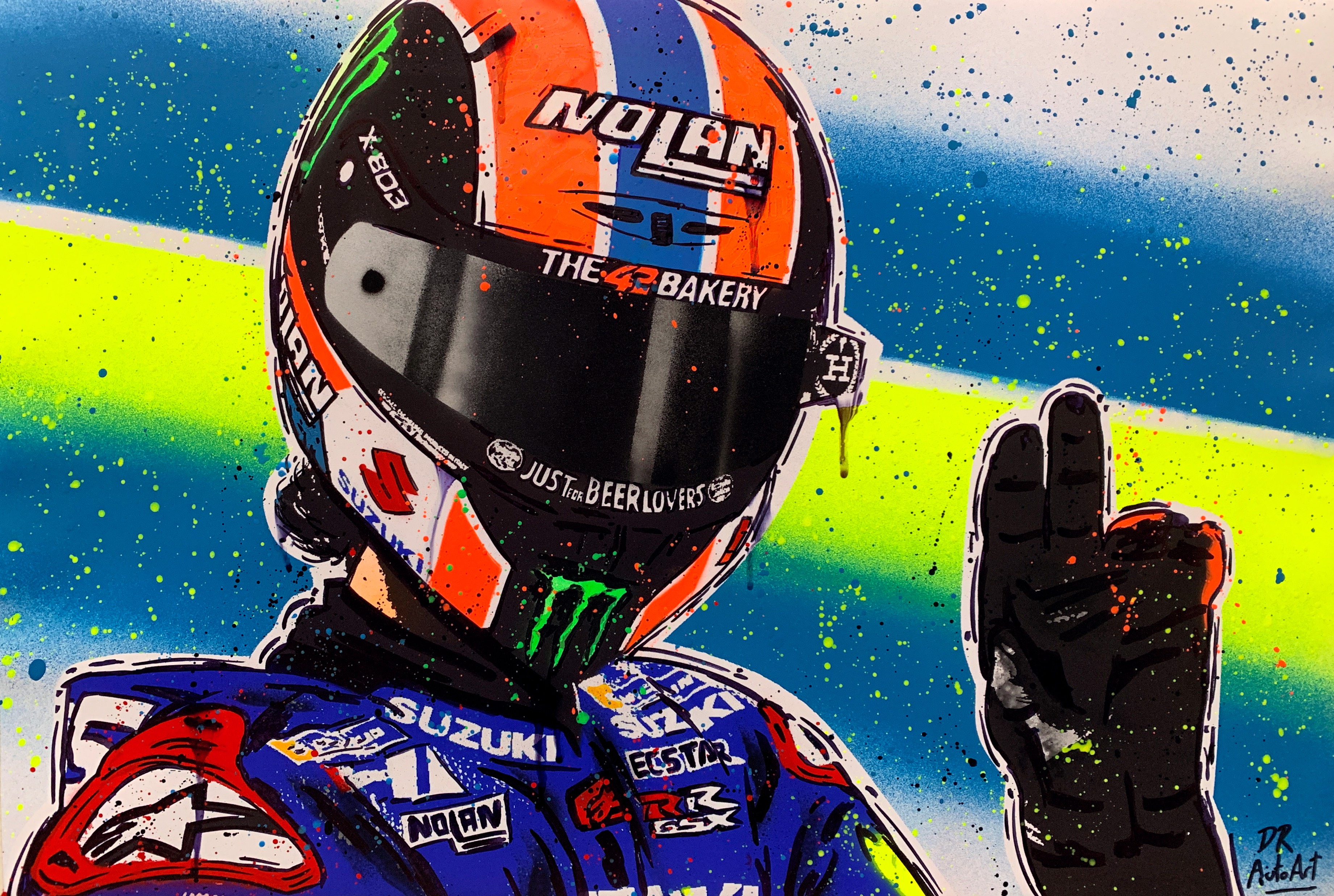 DRAutoArt - Graffiti Style F1, MotoGP & Motorsport Art