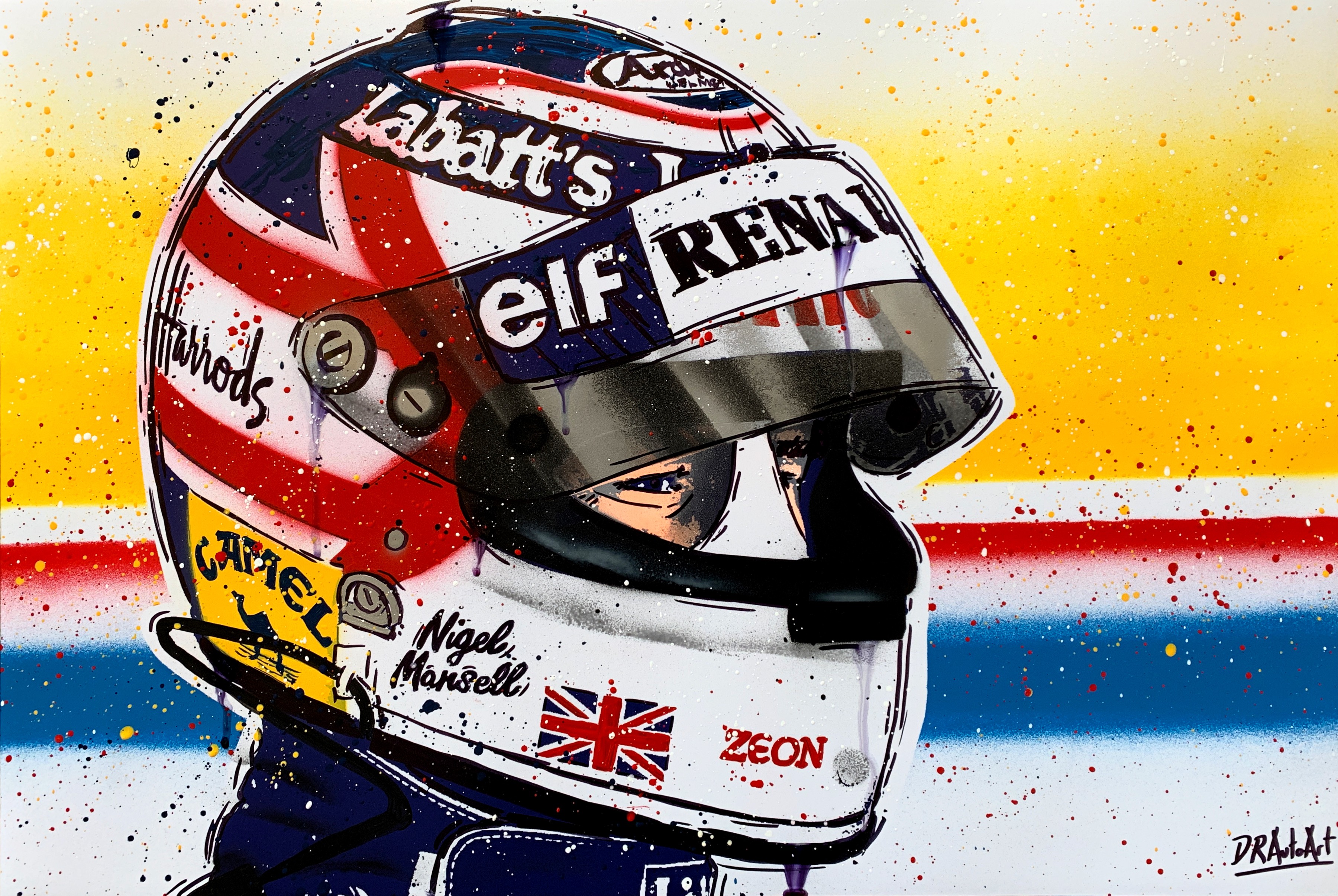 DRAutoArt - Graffiti Style F1, MotoGP & Motorsport Art