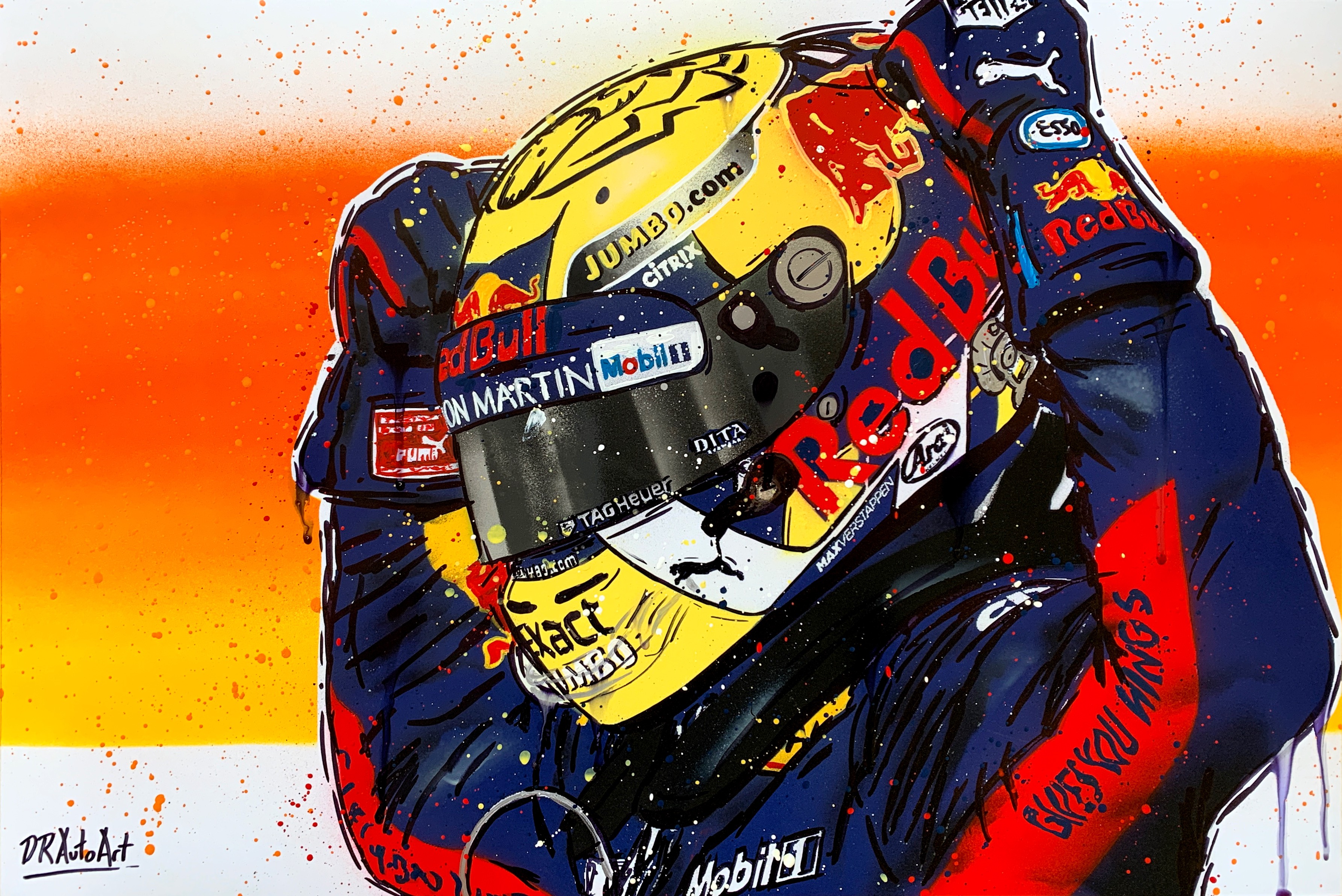 DRAutoArt - Graffiti Style F1, MotoGP & Motorsport Art