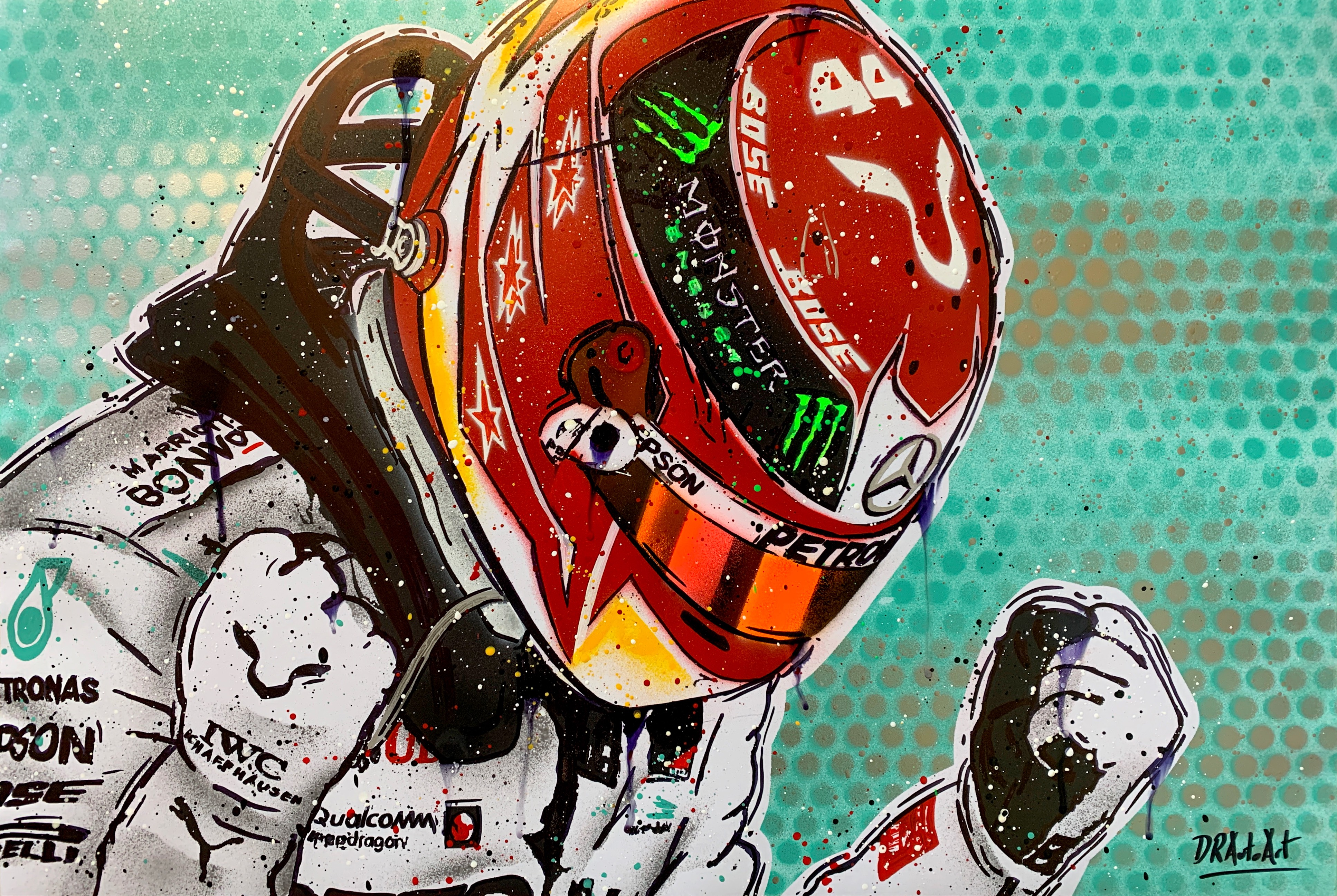 DRAutoArt - Graffiti Style F1, MotoGP & Motorsport Art