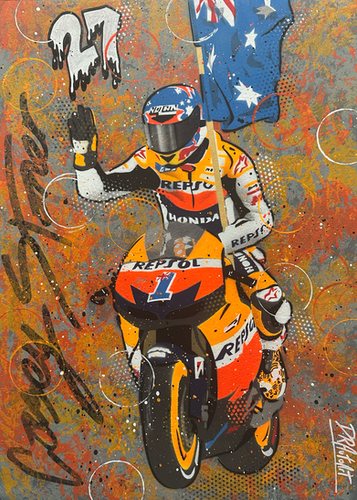 Casey Stoner - Graffiti Painting | drautoart