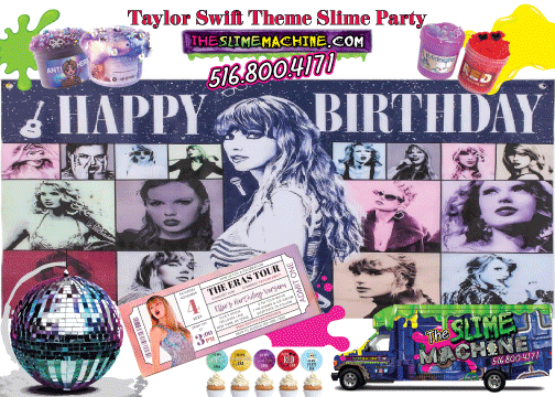 Taylor Swift Theme Slime Party | The Slime MachineNY