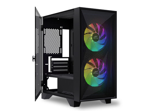 SCURA MESH M-ATX ARGB BLACK | OCPC GAMING USA INC