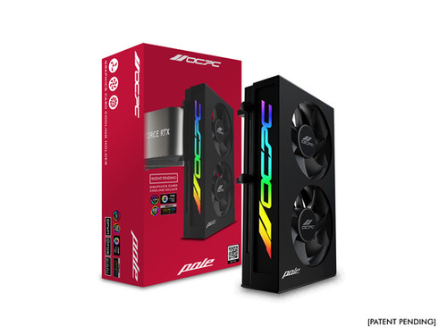 POLE P1 GPU Cooling Stand - Black | OCPC GAMING USA INC